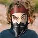 Pirate Blackbeard Mask Printable, Paper DIY for Kids and Adults. PDF ...