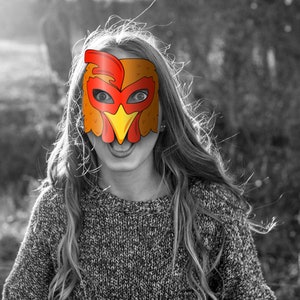 Rooster Mask Printable Сoock Сhicken Paper DIY for Kids - Etsy