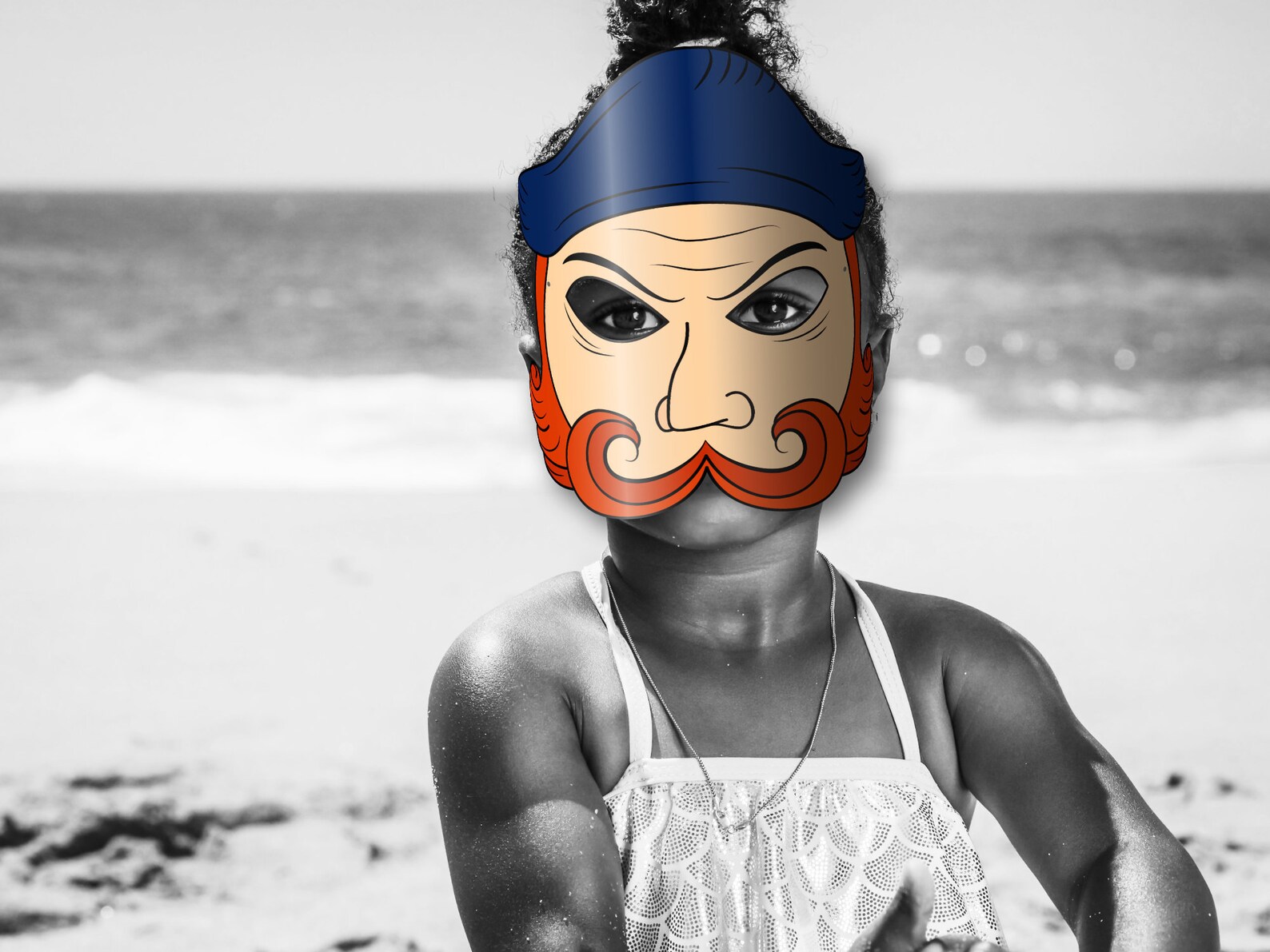 Pirate Henry Morgan Mask Printable Paper DIY for Kids and - Etsy