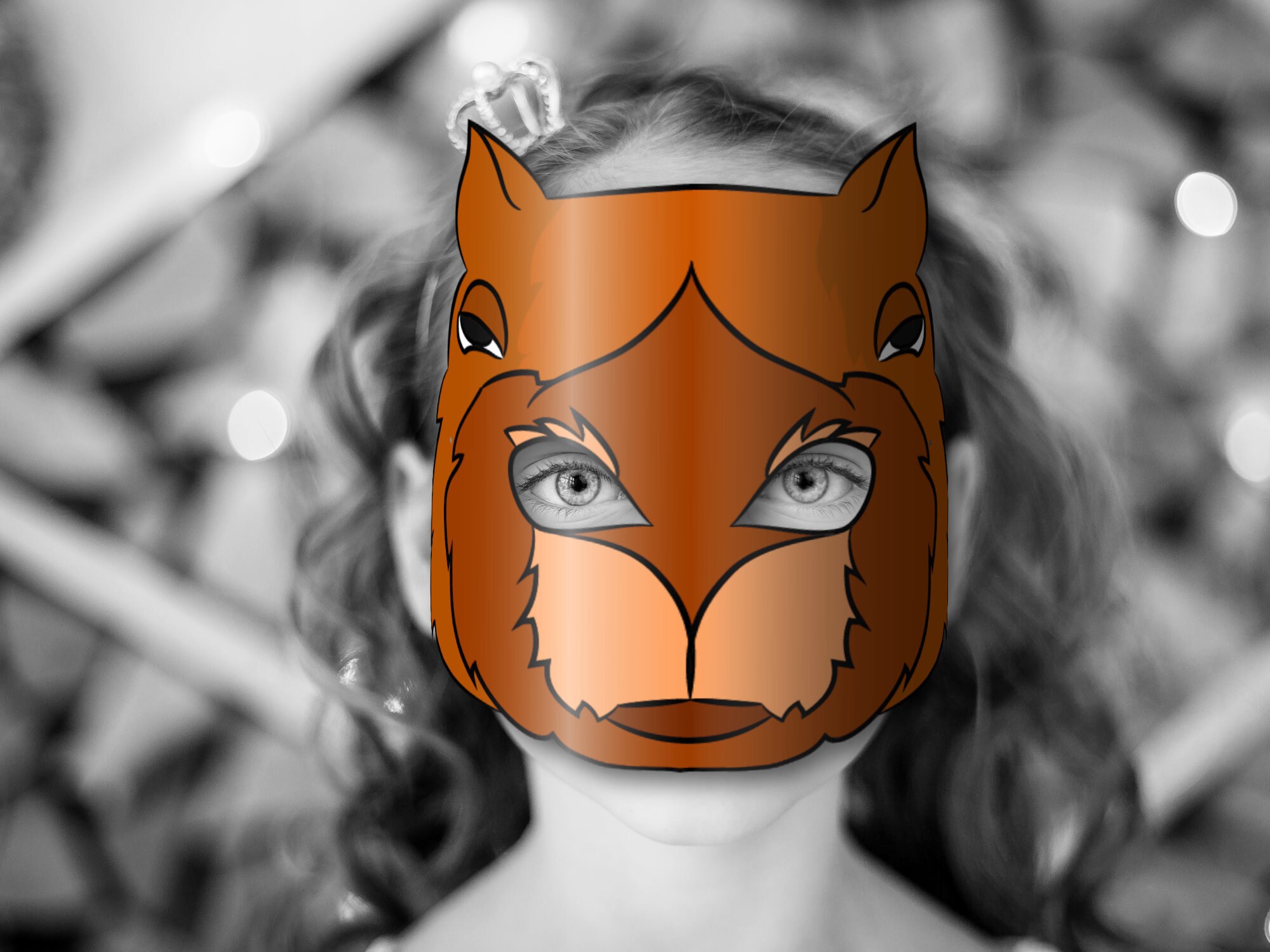Capybara Mask Printable Paper DIY for Kids and Adults. PDF - Etsy Australia