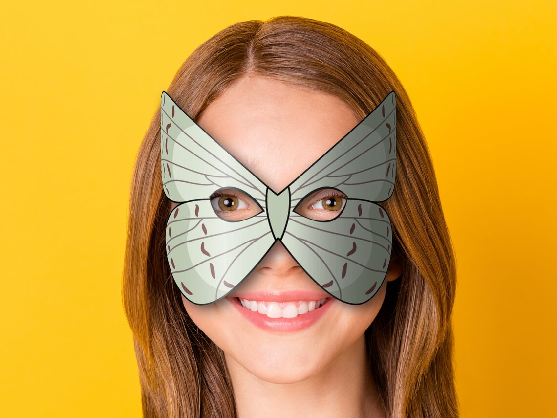 Butterfly Mask Printable Summer Azure, Paper DIY for Kids and Adults ...