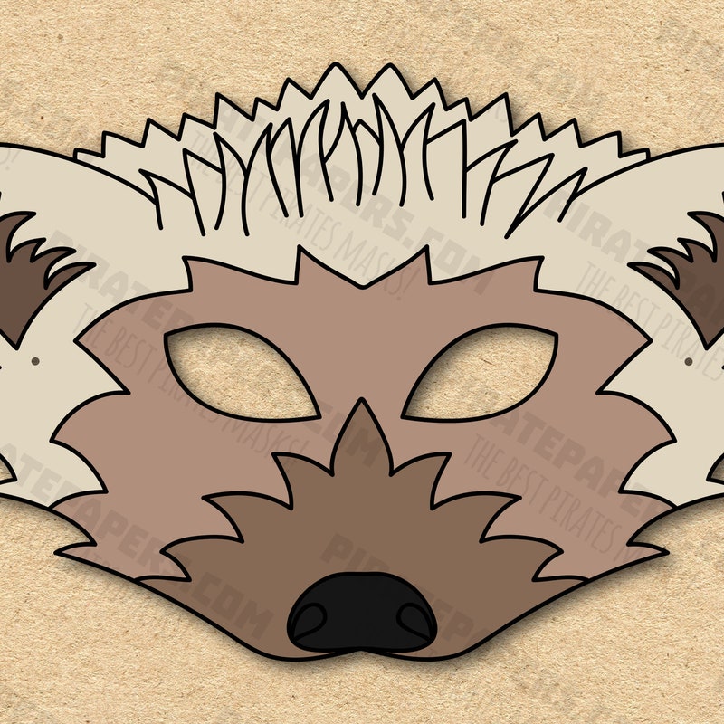 Hedgehog Mask - Etsy