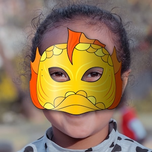Fish Mask Printable, Paper DIY for Kids and Adults. PDF Template ...