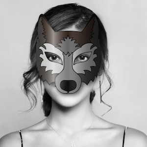 Woodland Forest Animals Masks Printable Wolf Fox Bear - Etsy