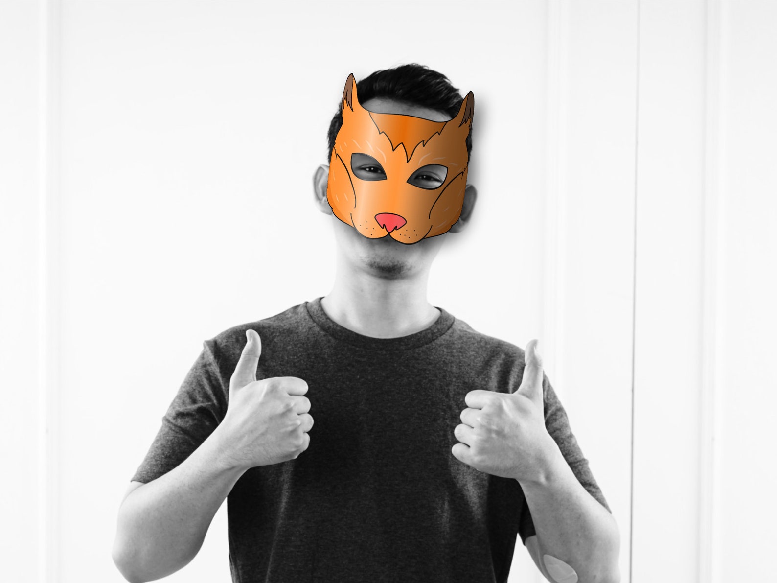 Hamster Mask Printable Paper DIY for Kids and Adults. PDF - Etsy