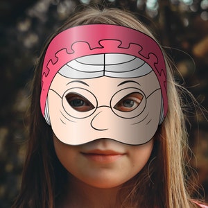 Grandma Mask Printable (little Red Riding Hood), Paper DIY for Kids and ...