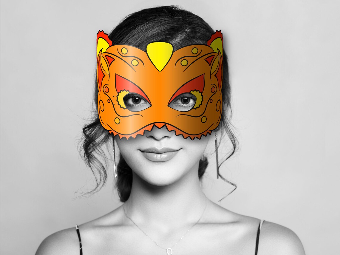 Fairy 2 Mask Printable Paper DIY for Kids and Adults. PDF - Etsy