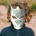 White Dragon Mask Printable, Paper DIY for Kids and Adults. PDF ...