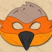 Bird Mask Printable, Paper DIY for Kids and Adults. PDF Template ...