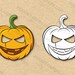 Pumpkin Masks Printable Color Coloring, Paper DIY for Kids and Adults ...