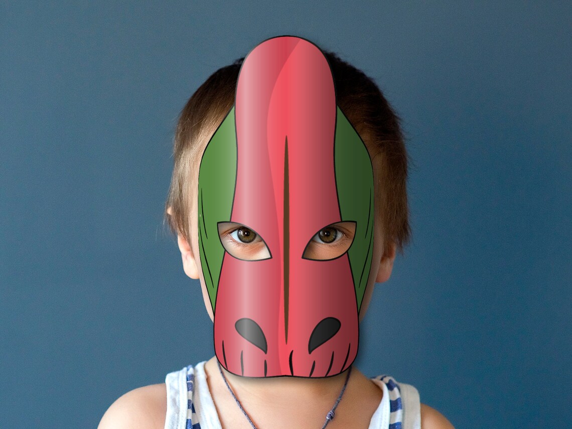 Dinosaurs 2 Masks Printable, Pteranodon, Amphicoelias Fragillimus ...
