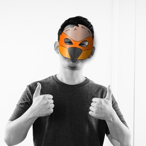Bird Mask Printable Paper DIY for Kids and Adults. PDF - Etsy