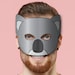 Koala Masks Printable Color + Coloring, Paper DIY for Kids and Adults ...