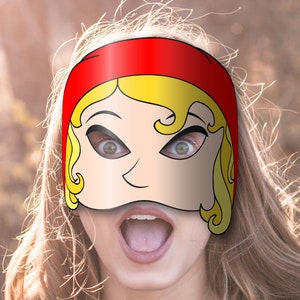 Little Red Riding Hood Mask Printable, Paper DIY for Kids and Adults ...