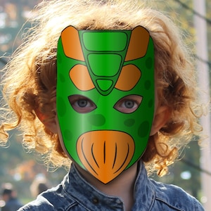 Dinosaur Stegosaurus Mask Printable, Paper DIY for Kids and Adults. PDF ...