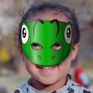 Grasshopper Mask Printable, Paper DIY for Kids and Adults. PDF Template ...