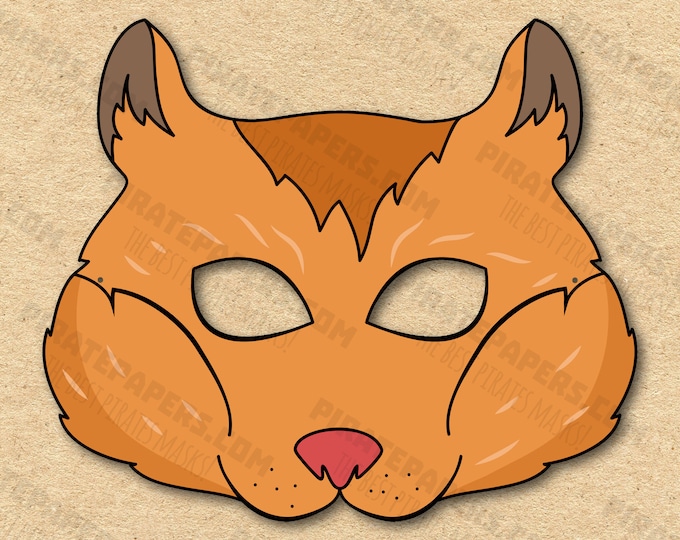 Hamster Paper Crown Headband Pet Animal Printable Kids Craft Rodent ...