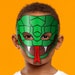 Snake Mask Printable, Paper DIY for Kids and Adults. PDF Template ...