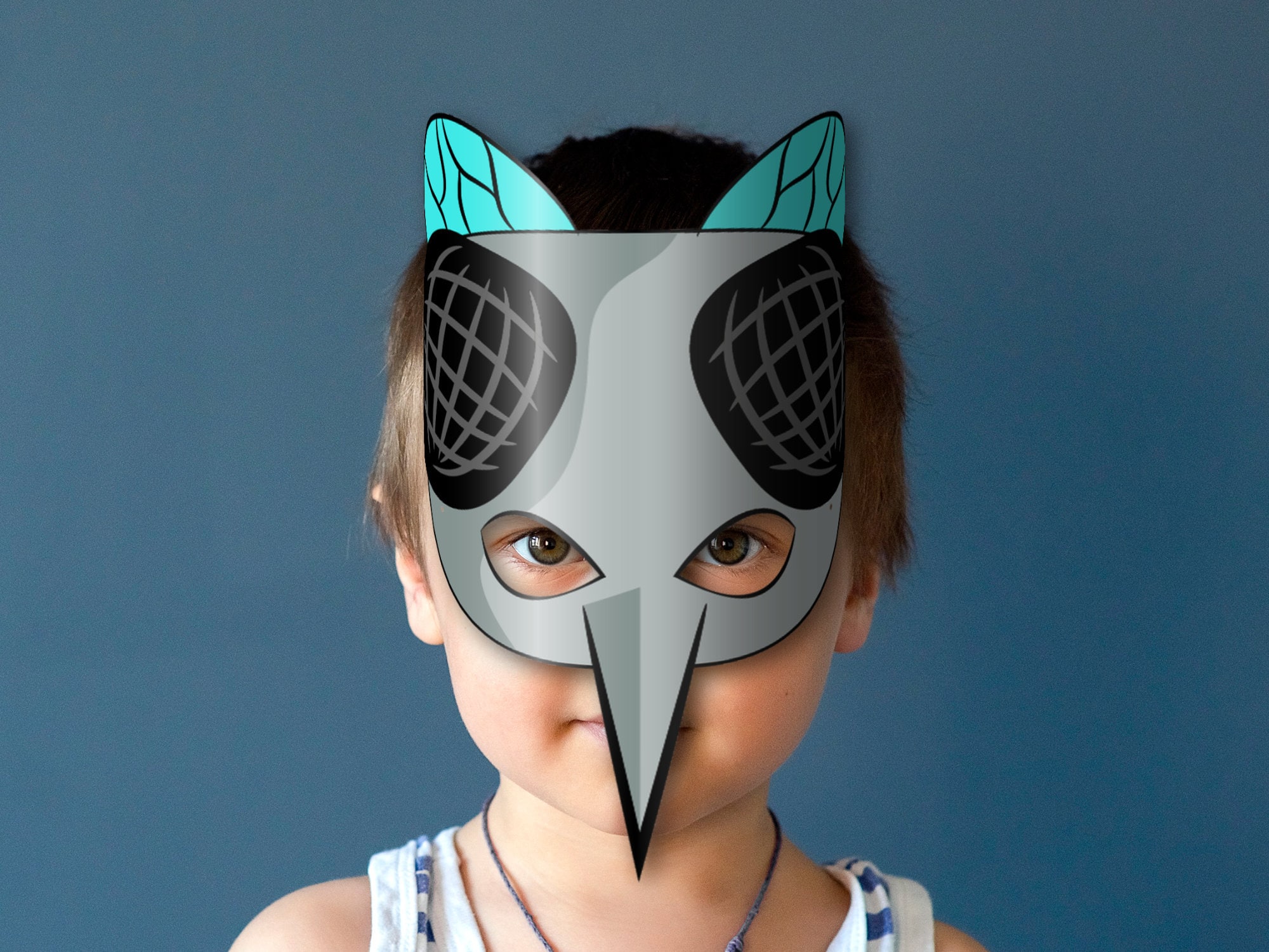 Mosquito Mask Printable, Paper DIY for Kids and Adults. PDF Template ...