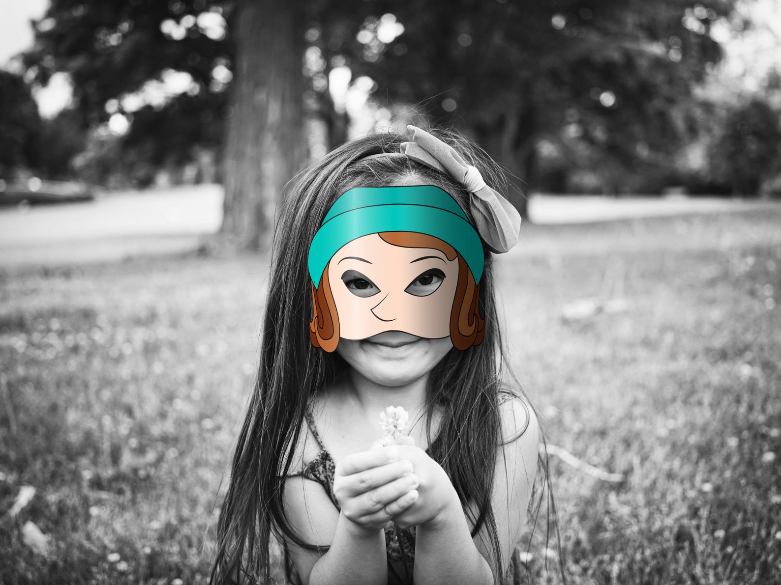 Mother Mask Printable little Red Riding Hood Paper DIY for - Etsy