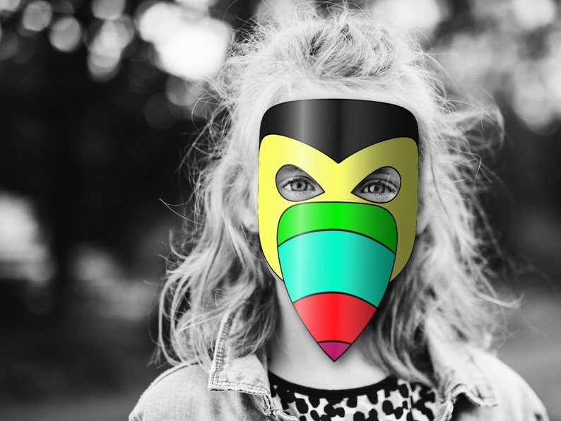Toucan Mask Printable Paper DIY for Kids and Adults. PDF - Etsy