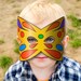 Butterfly Mask Printable, Paper DIY for Kids and Adults. PDF Template ...