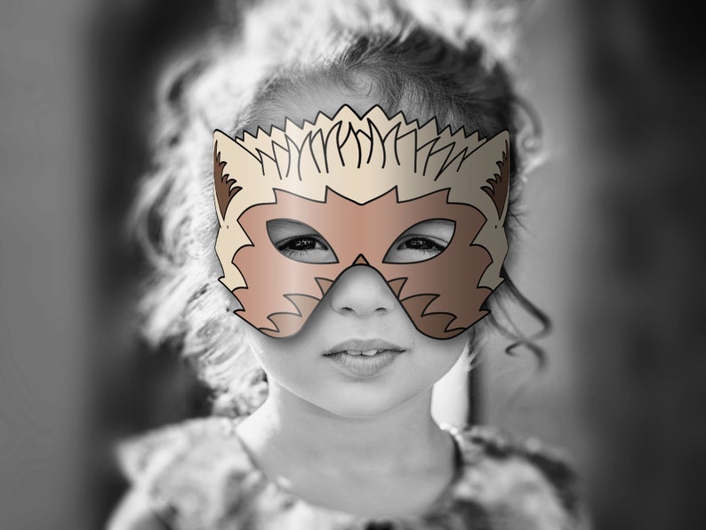 Hedgehog Masks Printable Color Coloring Paper DIY for Kids - Etsy