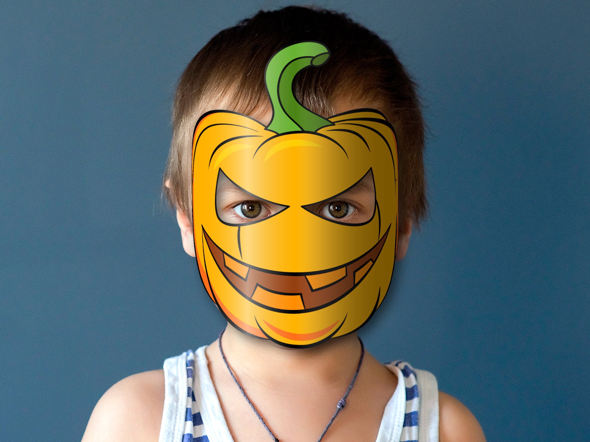 Pumpkin Masks Printable Color Coloring, Paper DIY for Kids and Adults ...