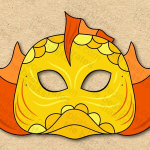 Fish Mask Printable Paper DIY for Kids and Adults. PDF - Etsy