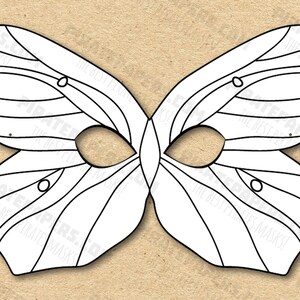 Butterfly Masks Printable Color + Coloring Brimstone, Paper DIY for ...