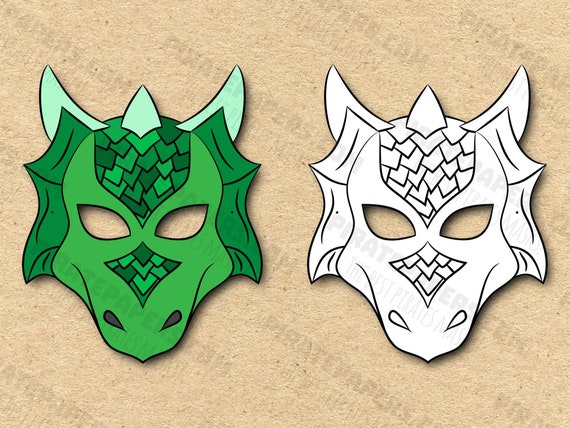 Green Dragon Mask