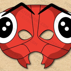 Ant Mask Printable, Paper DIY for Kids and Adults. PDF Template ...