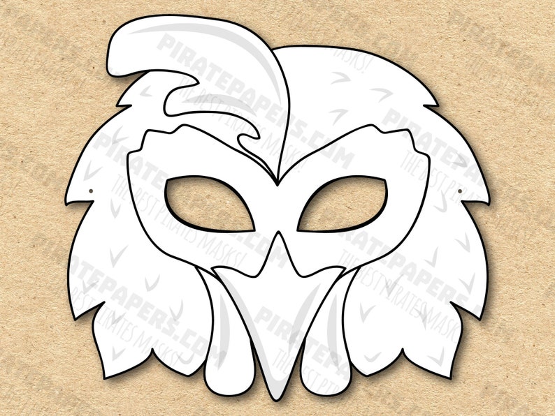 Rooster Mask Printable Coloring, Сoock, Сhicken, Paper DIY for Kids and ...