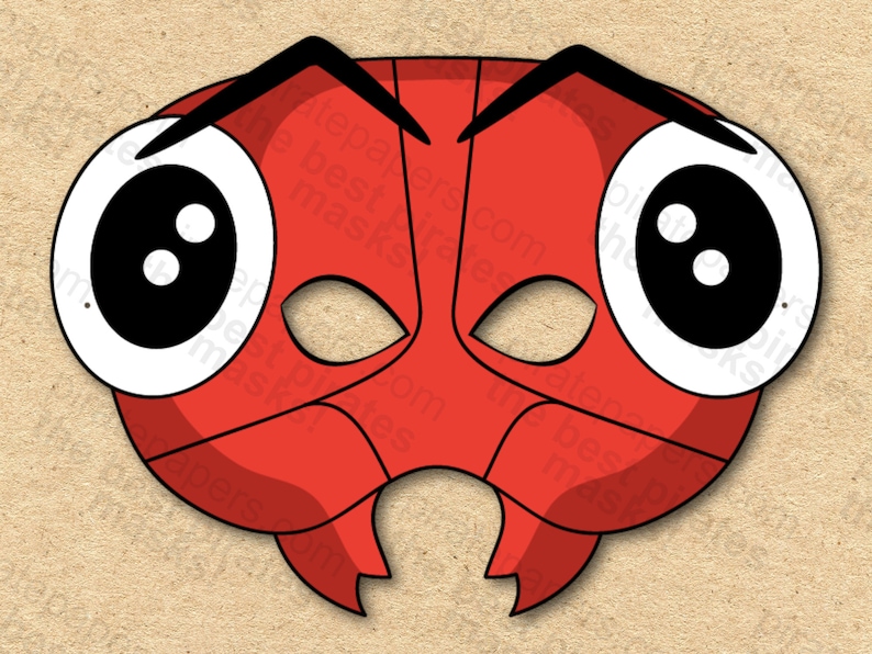 Ant Mask Printable Paper DIY for Kids and Adults. PDF - Etsy