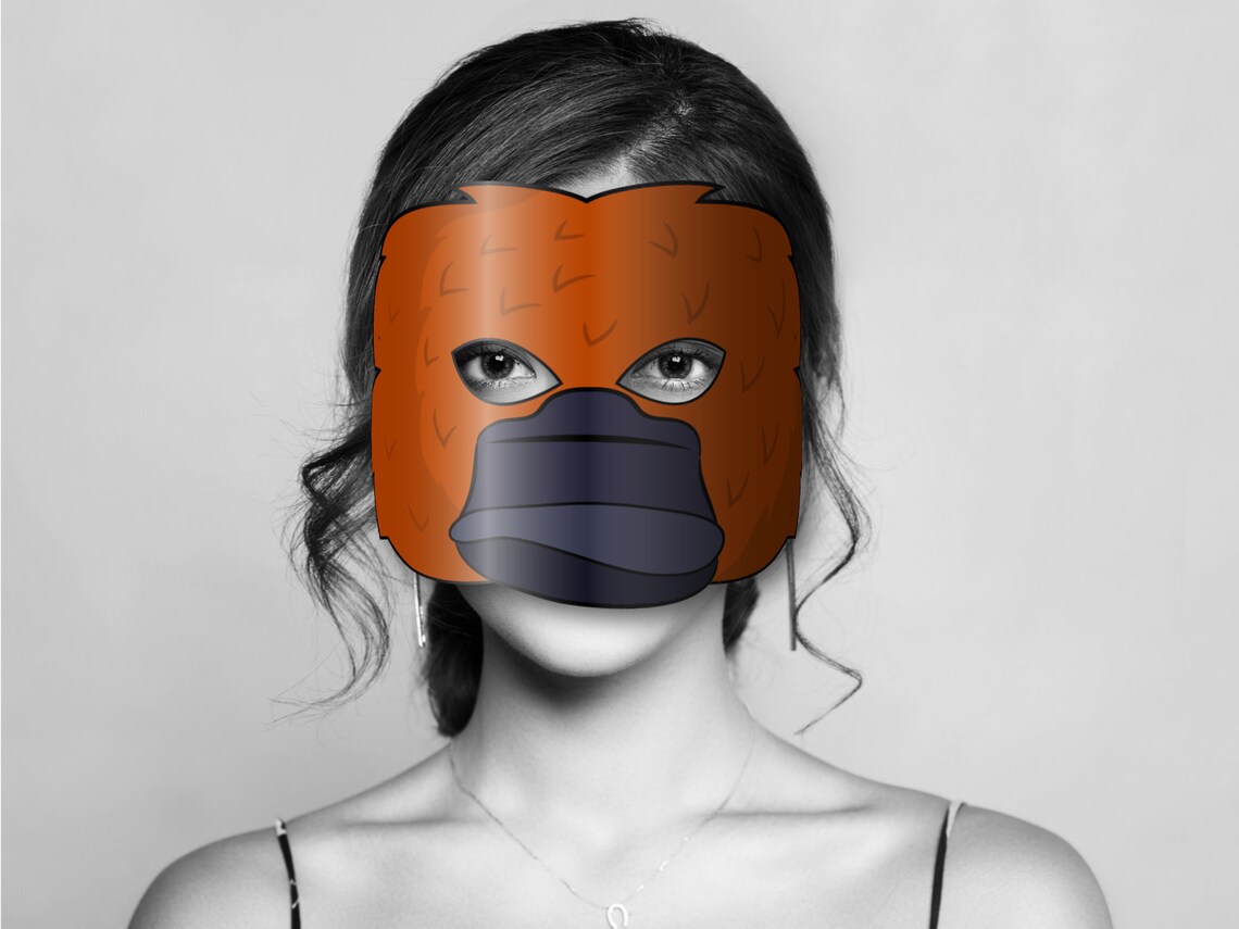 Platypus Mask Printable Paper DIY for Kids and Adults. PDF - Etsy