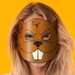 Beaver Mask Printable, Paper DIY for Kids and Adults. PDF Template ...
