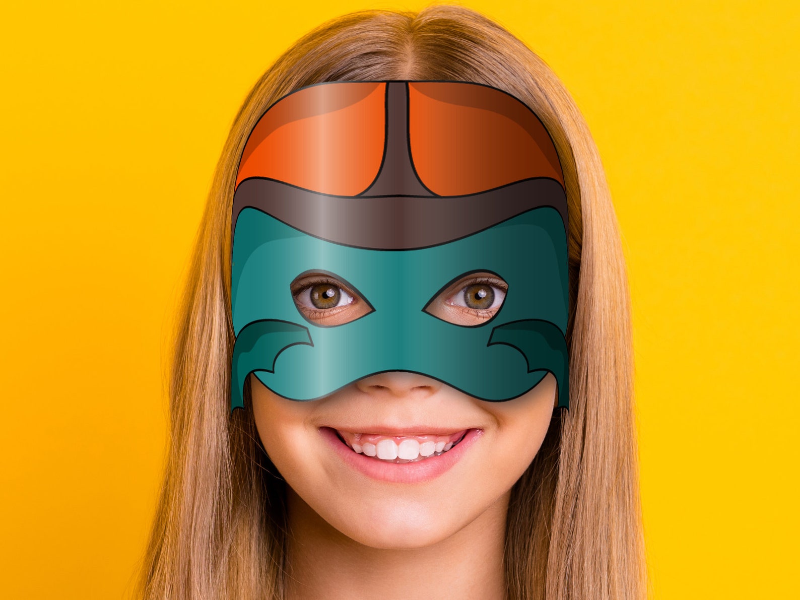 Beetle Mask Printable, Paper DIY for Kids and Adults. PDF Template ...