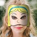 Alice Masks Printable Color Coloring alice in Wonderland, Paper DIY for ...