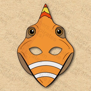 Dinosaur Pterodactyl Mask Printable Pteranodon Paper DIY for - Etsy