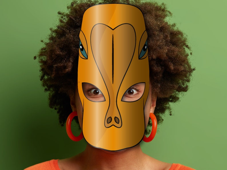 Dinosaur Amphicoelias Fragillimus Mask Printable, Paper DIY for Kids ...