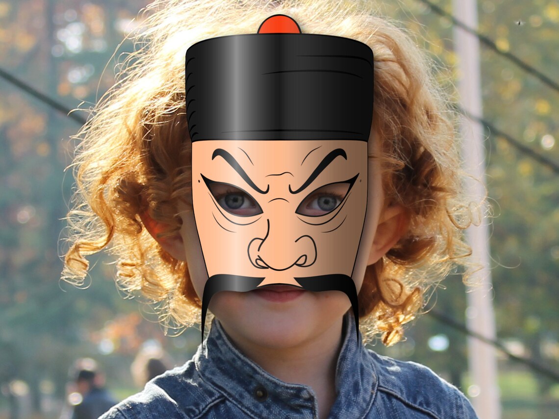 Pirate Cheung Po Tsai Mask Printable, Paper DIY for Kids and Adults ...