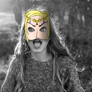 Elf Mask Printable Paper DIY for Kids and Adults. PDF - Etsy