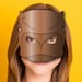Hippo Mask Printable, Paper DIY for Kids and Adults. PDF Template ...