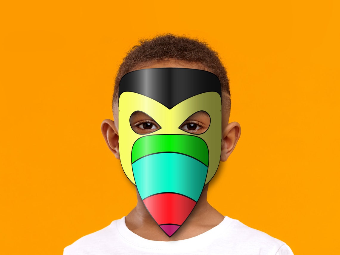 Toucan Mask Printable, Paper DIY for Kids and Adults. PDF Template ...