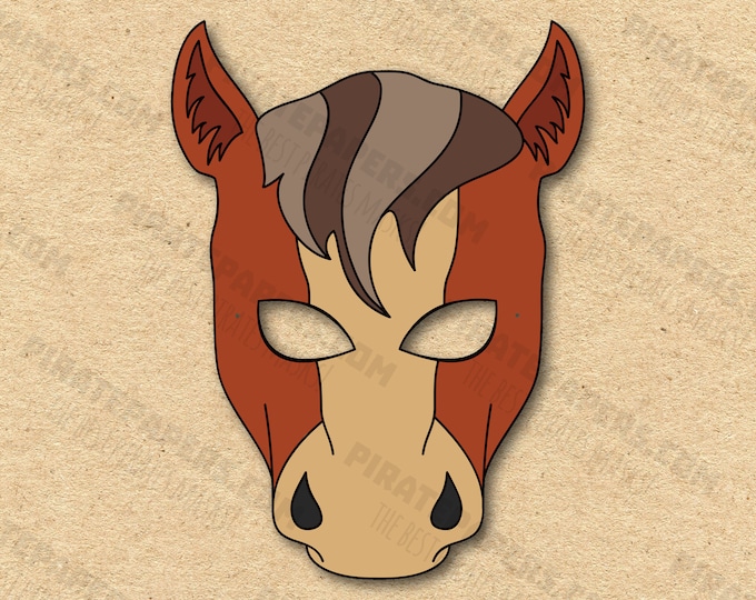 Horse Mask PDF Pattern - Etsy UK