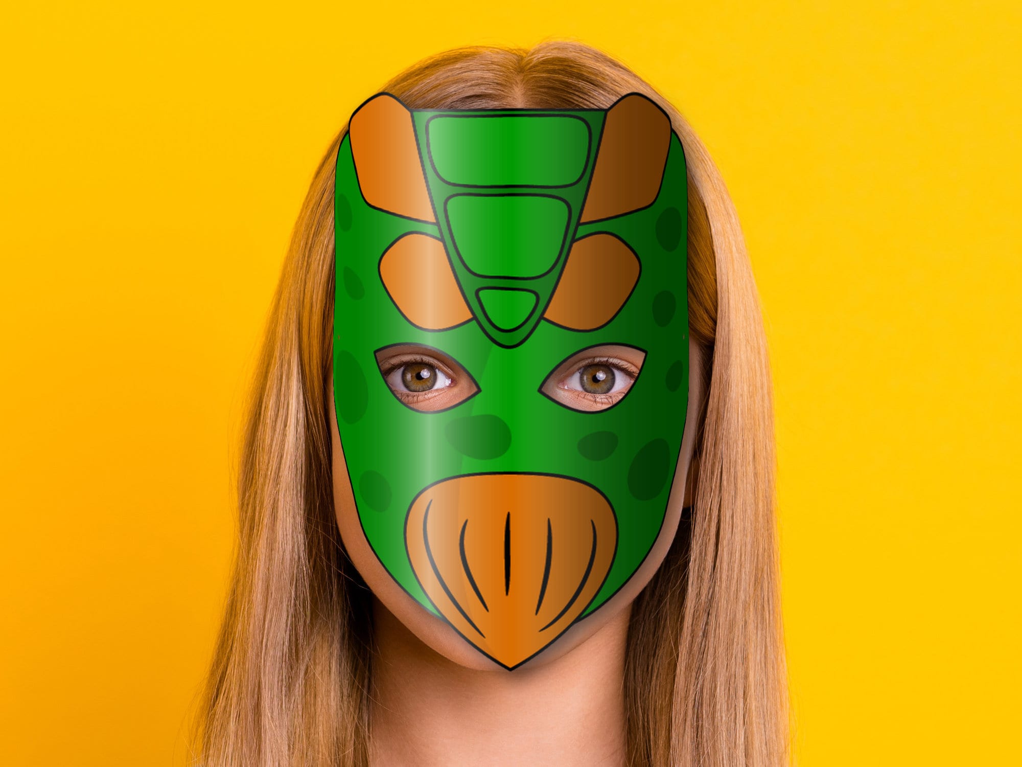 Dinosaur Stegosaurus Mask Printable, Paper DIY for Kids and Adults. PDF ...