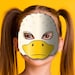 Duck Mask Printable, Paper DIY for Kids and Adults. PDF Template ...