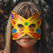 Butterfly Mask Printable, Paper DIY for Kids and Adults. PDF Template ...
