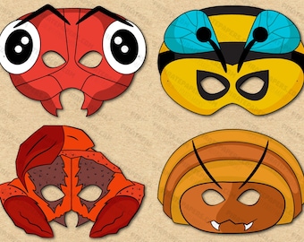 Ant Mask Printable Paper DIY for Kids and Adults. PDF - Etsy