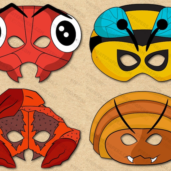 Printable Ant Mask Template - Etsy